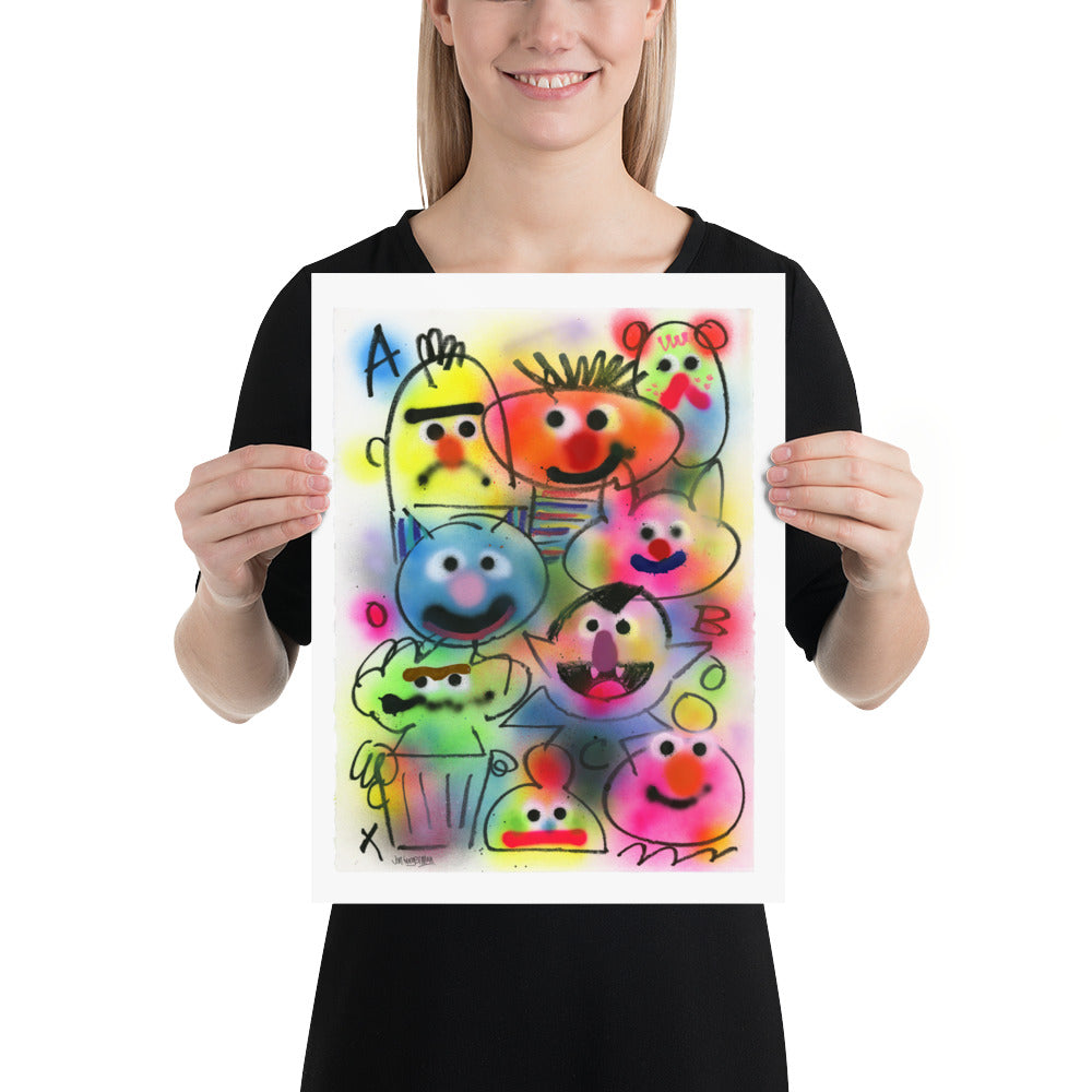 Friendly Monsters Poster – Burgerplex